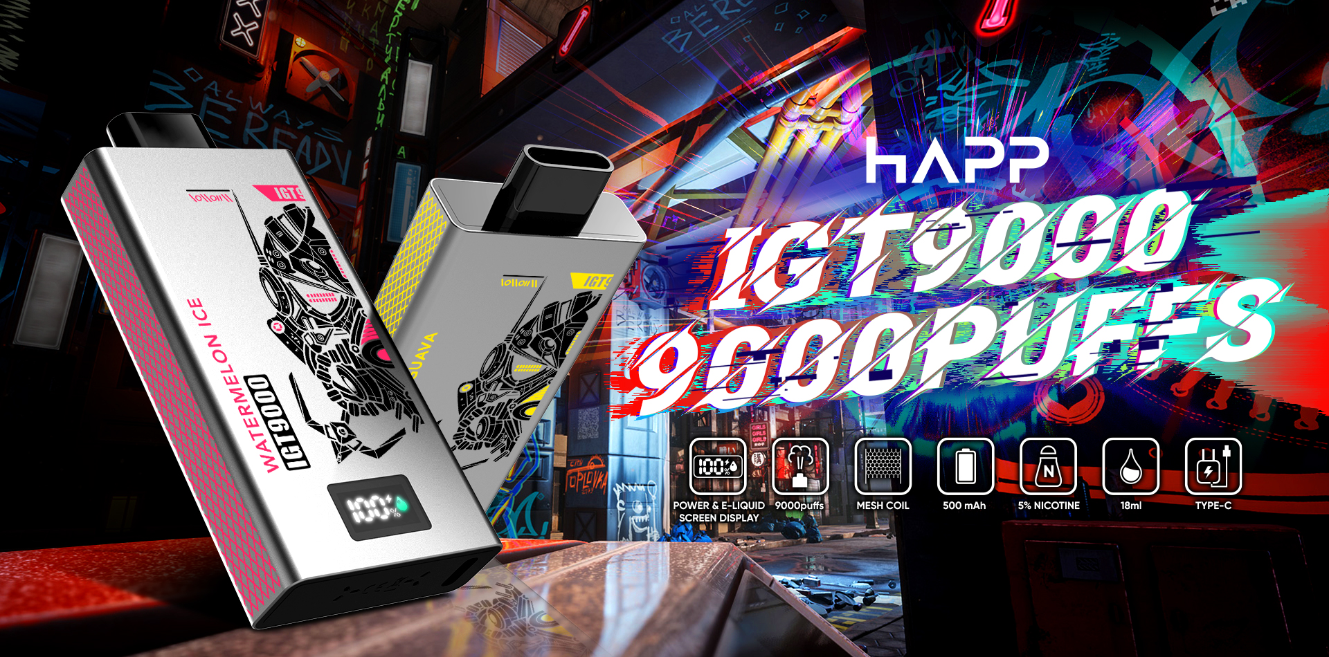 HAPP Vape - Disposable Vapes - Enjoy Happy